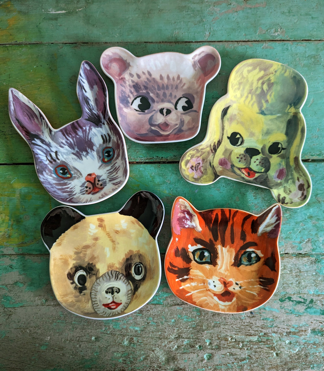 Cutie animal trinket trays – blackout shop brighton